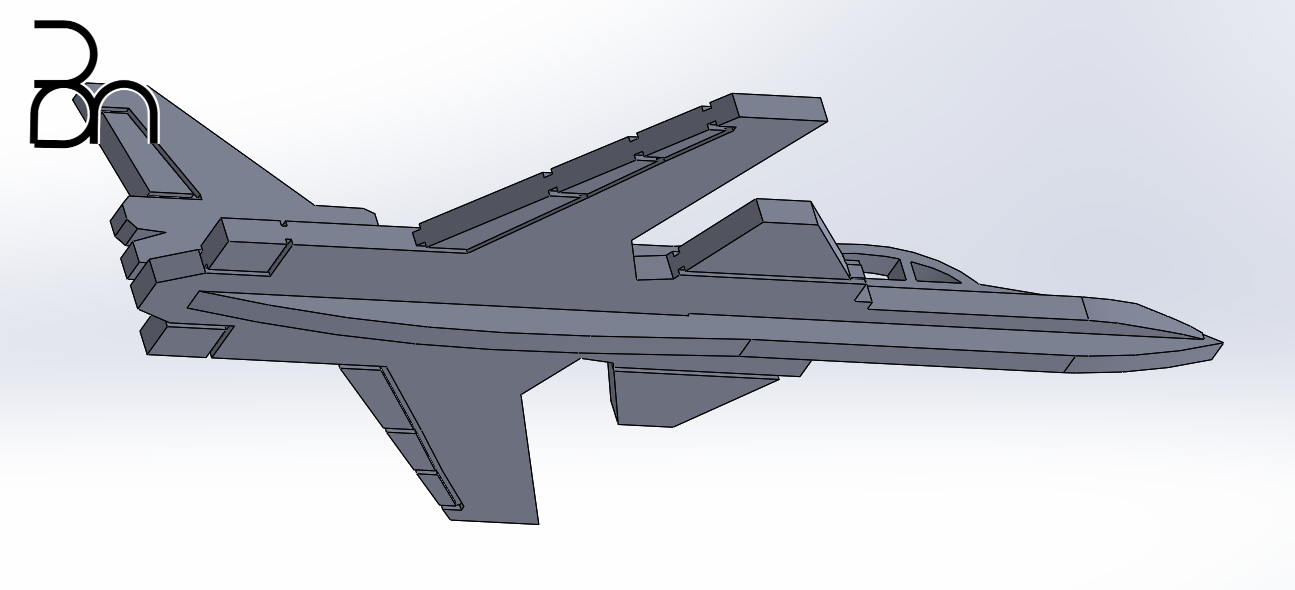 X-29 Aircraft Kit Card by benmoulton | Download free STL model ...