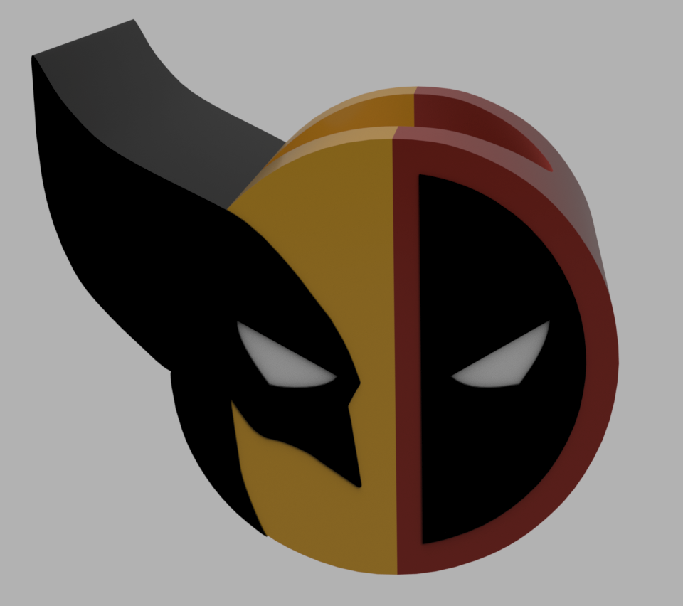 Pot à crayon Deadpool & Wolverine by lapinkiller | Download free STL ...