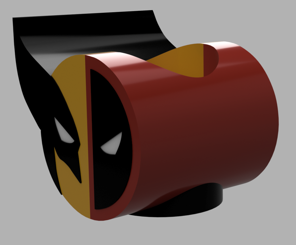 Pot à crayon Deadpool & Wolverine by lapinkiller | Download free STL ...