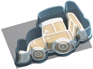 Cookie Cutter - Loader / Excavator by Martin S. | Download free STL ...