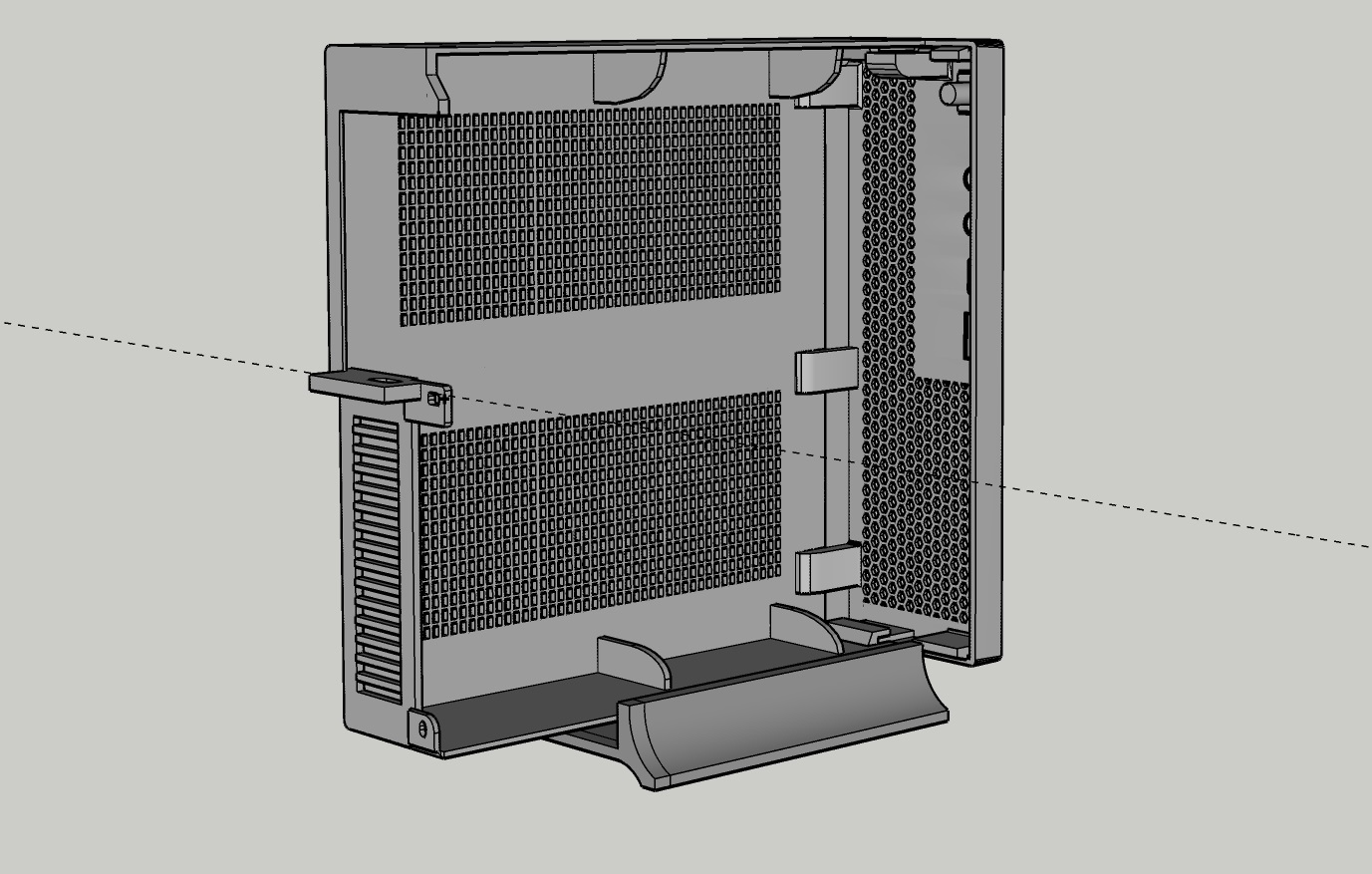 Lenovo M920q, M720q, P330 tiny 3D model Case for Dual Slot Low profile ...