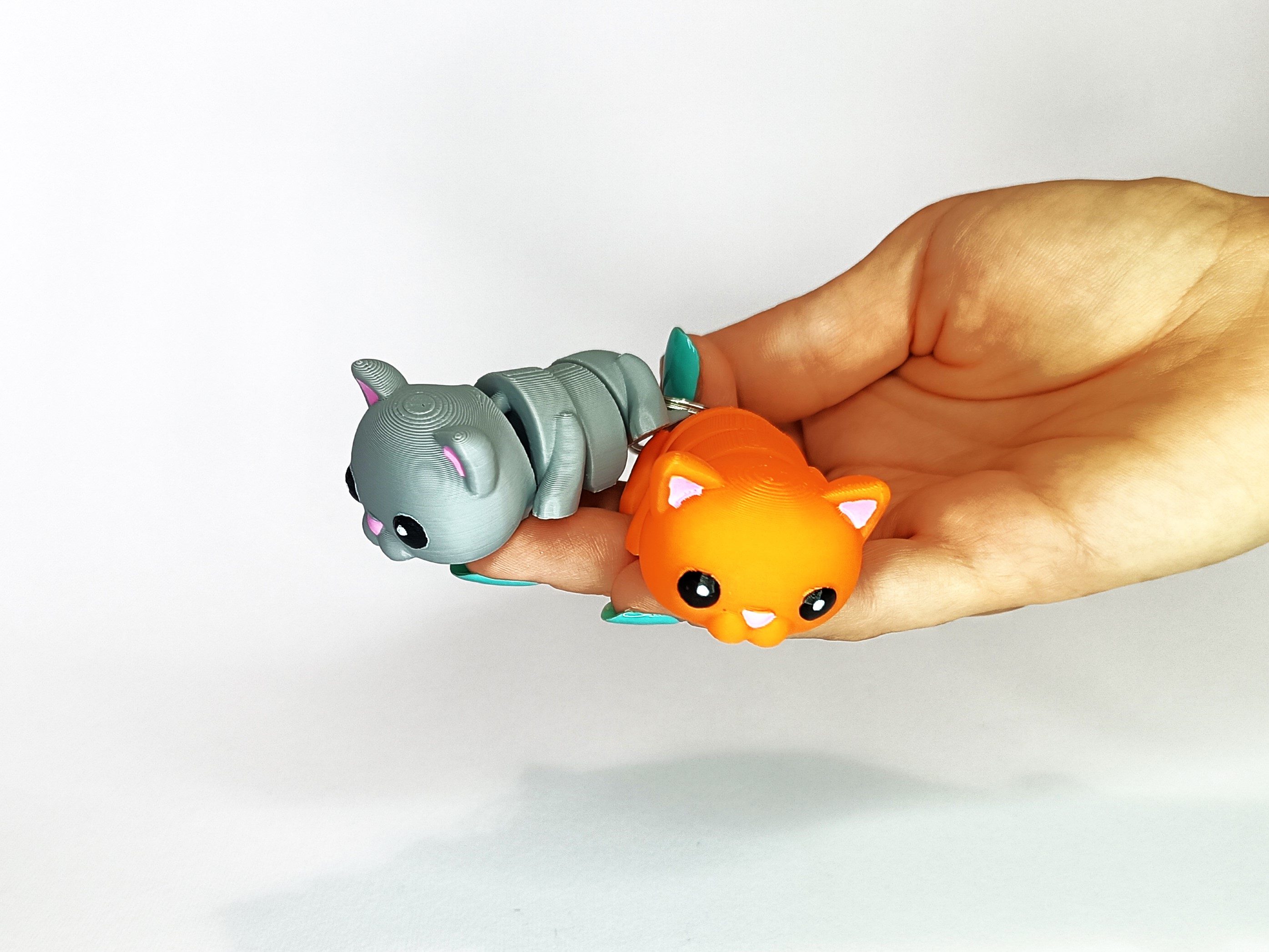 Cute Flexi Pets Cat (Keychain & Magnet) by Valeria Momo & Mattia ...