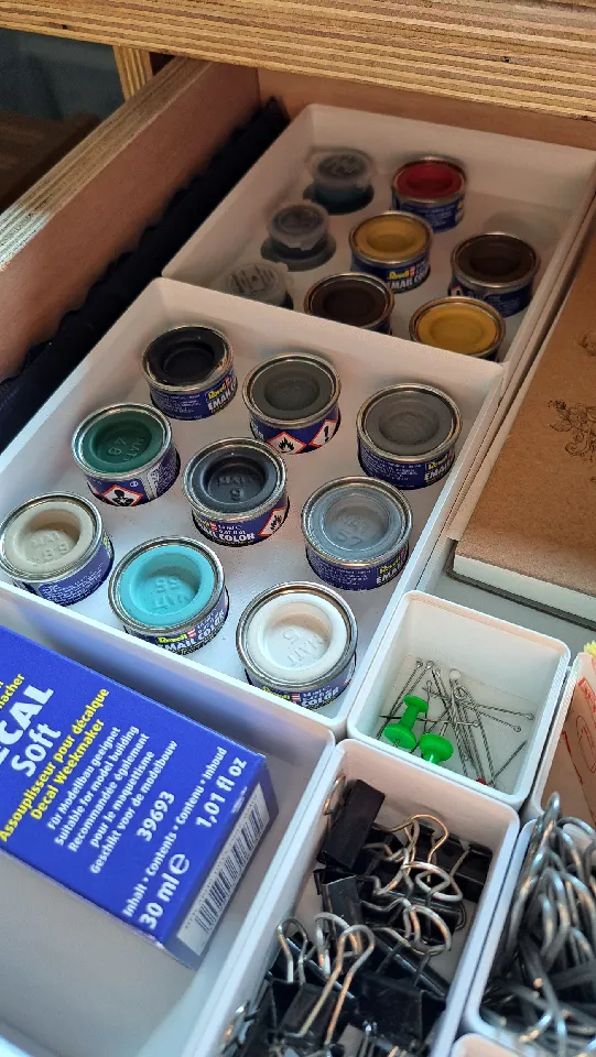 Gridfinity Revell Paint Holder Stackable by Maakloods | Download free ...