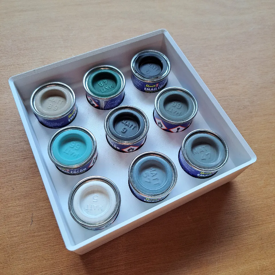 Gridfinity Revell Paint Holder Stackable by Maakloods | Download free ...