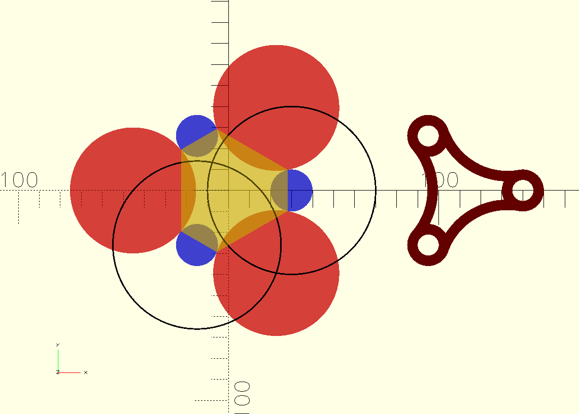 Tutorial: Tangent lines of circles in OpenSCAD by Stone Age Sculptor ...