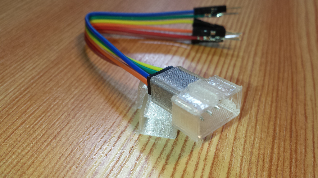 Male IDC connector for ribbon cable and dupont jumpers by Jürgen ...