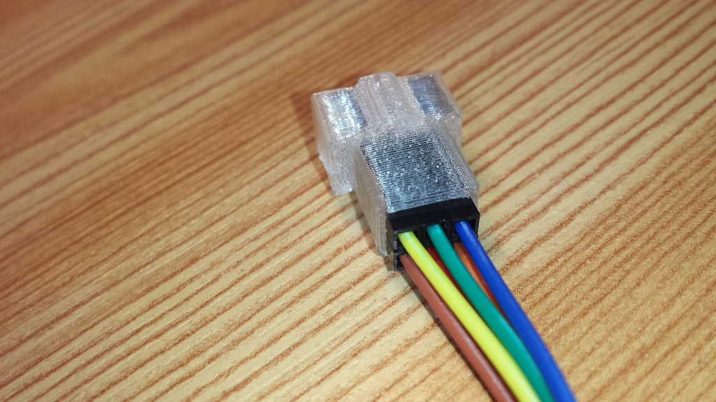Male IDC connector for ribbon cable and dupont jumpers by Jürgen ...