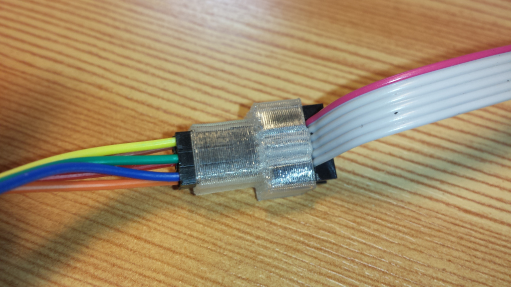Male IDC connector for ribbon cable and dupont jumpers by Jürgen ...