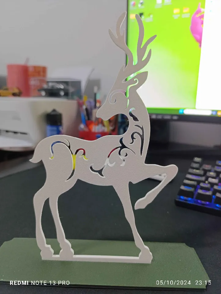 reindeer decoration by mónica Antunes | Download free STL model ...