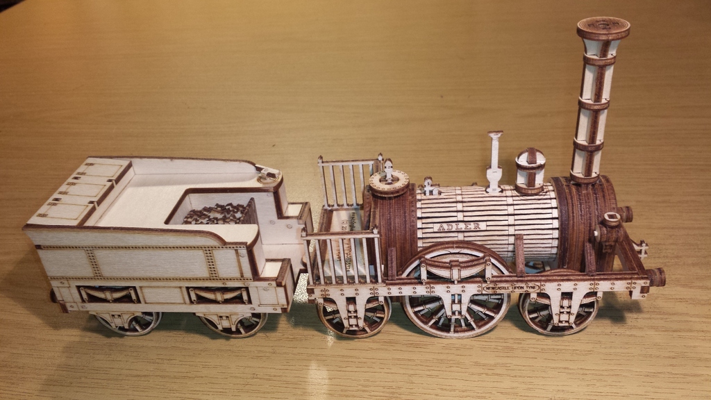 Adler Steam Locomotive by Jürgen Weigert | Download free STL model ...