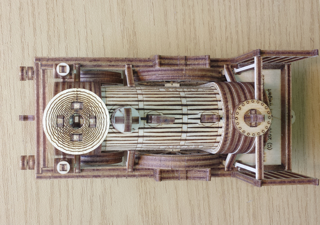 Adler Steam Locomotive by Jürgen Weigert | Download free STL model ...
