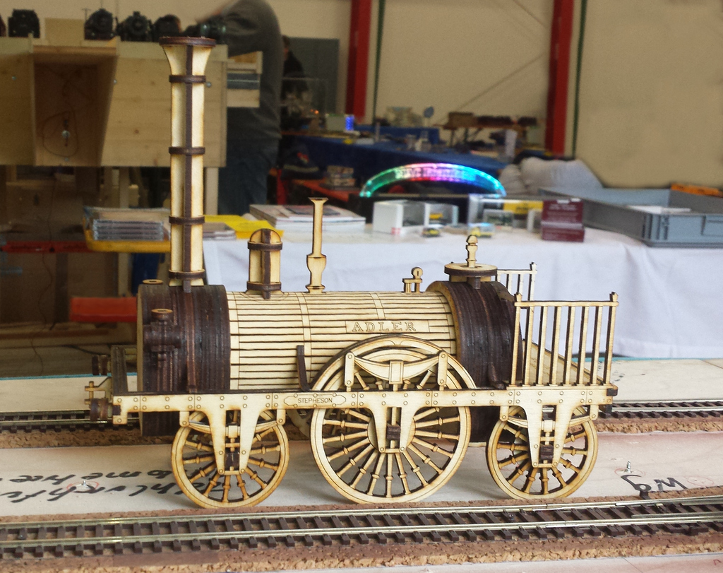 Adler Steam Locomotive by Jürgen Weigert | Download free STL model ...