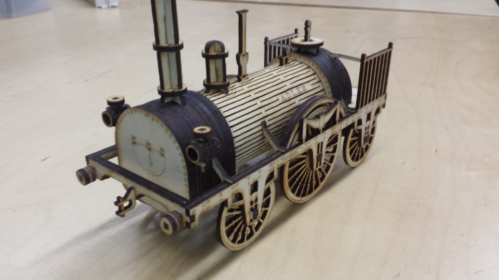 Adler Steam Locomotive by Jürgen Weigert | Download free STL model ...