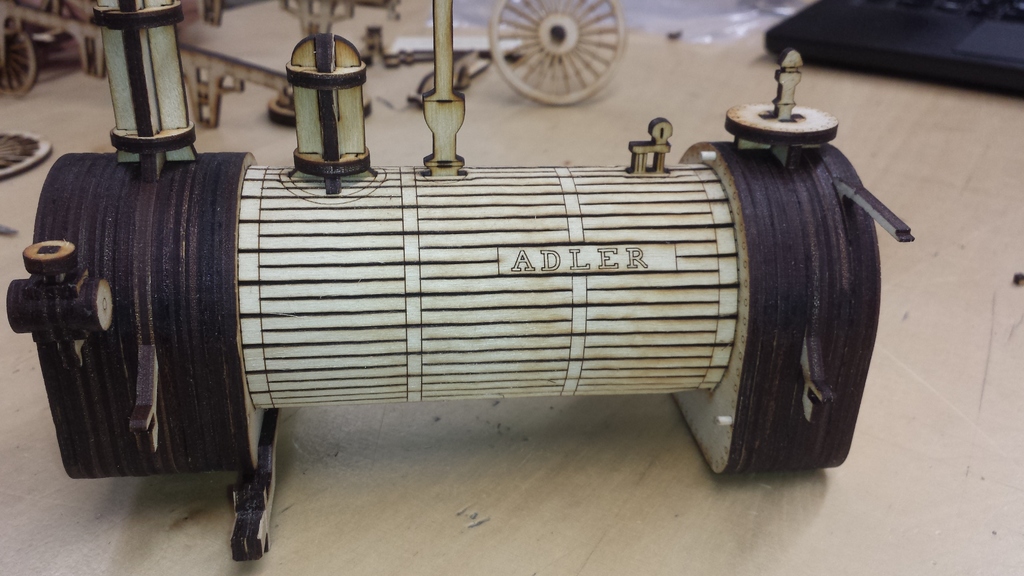 Adler Steam Locomotive by Jürgen Weigert | Download free STL model ...