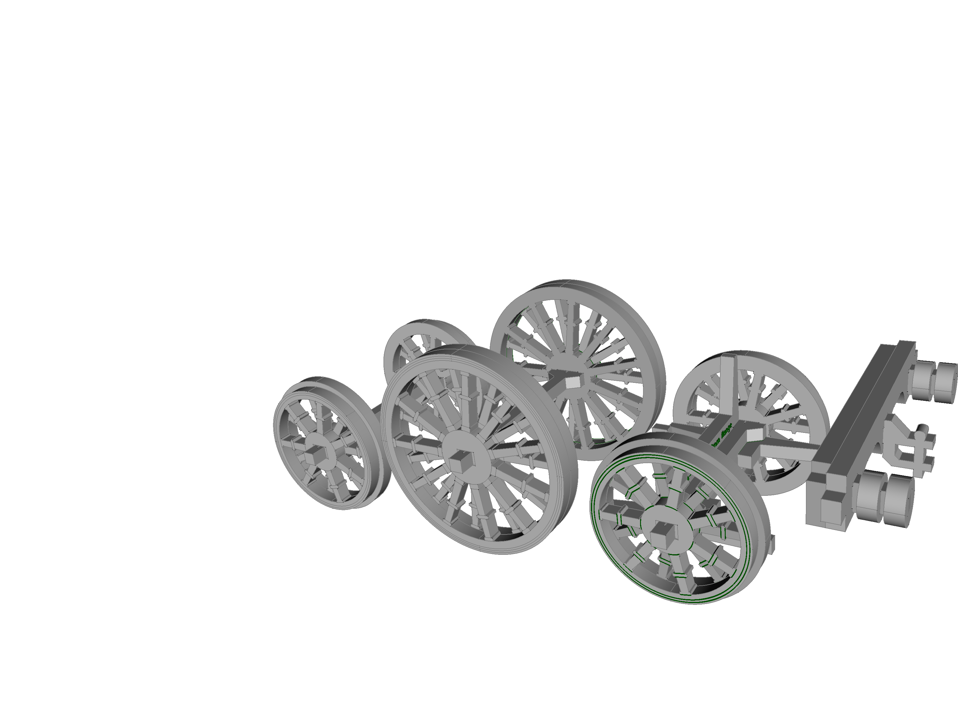 Adler Steam Locomotive by Jürgen Weigert | Download free STL model ...