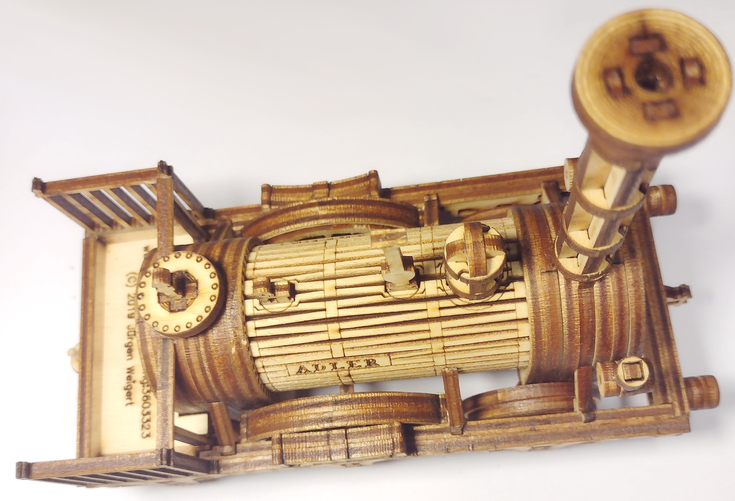 Adler Steam Locomotive by Jürgen Weigert | Download free STL model ...