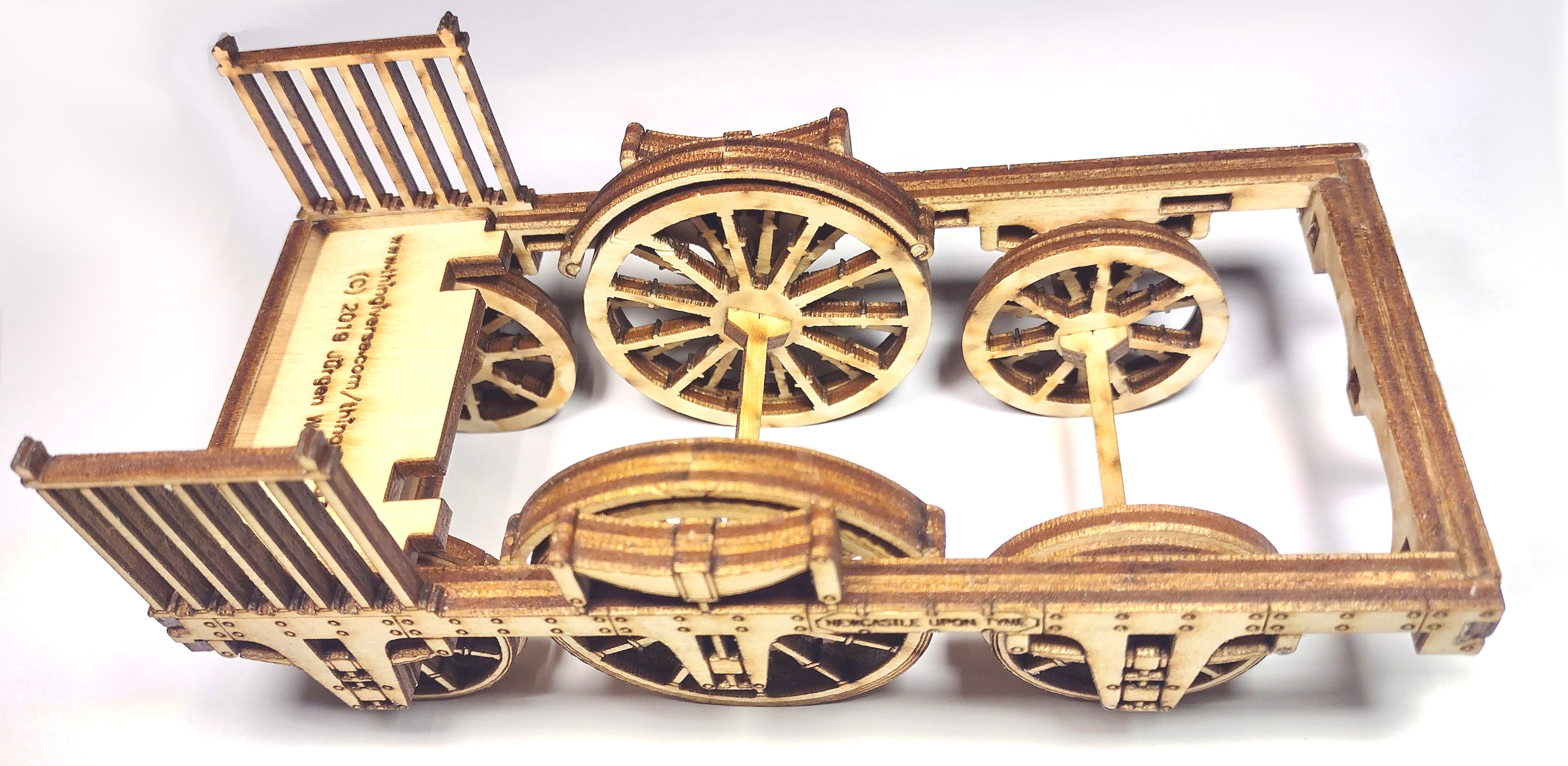 Adler Steam Locomotive by Jürgen Weigert | Download free STL model ...