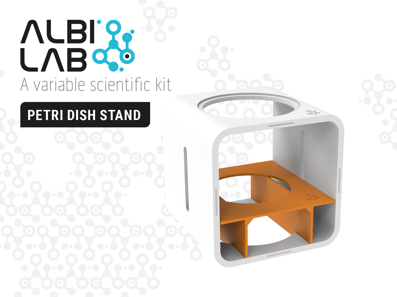 AlbiLAB Petri dish stand by Albi | Download free STL model | Printables.com