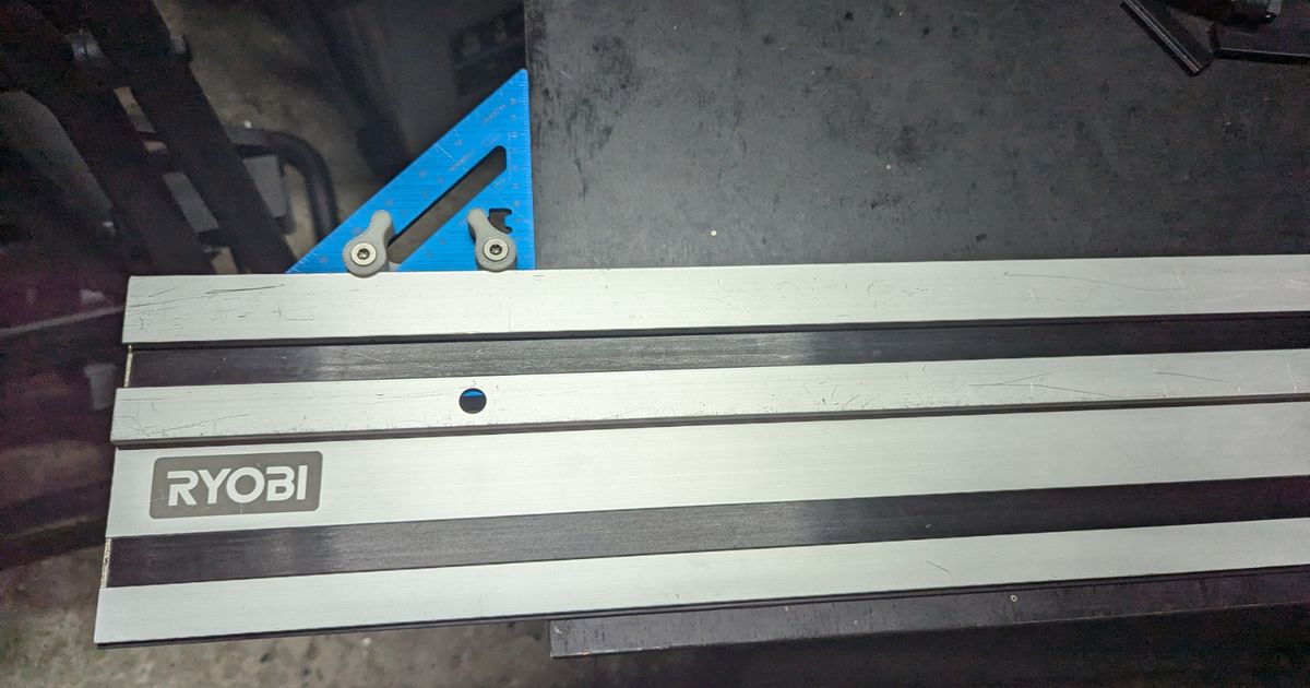 Ryobi Track Saw Guide Rail Rafter Square Adapter by Cataclysm5 ...