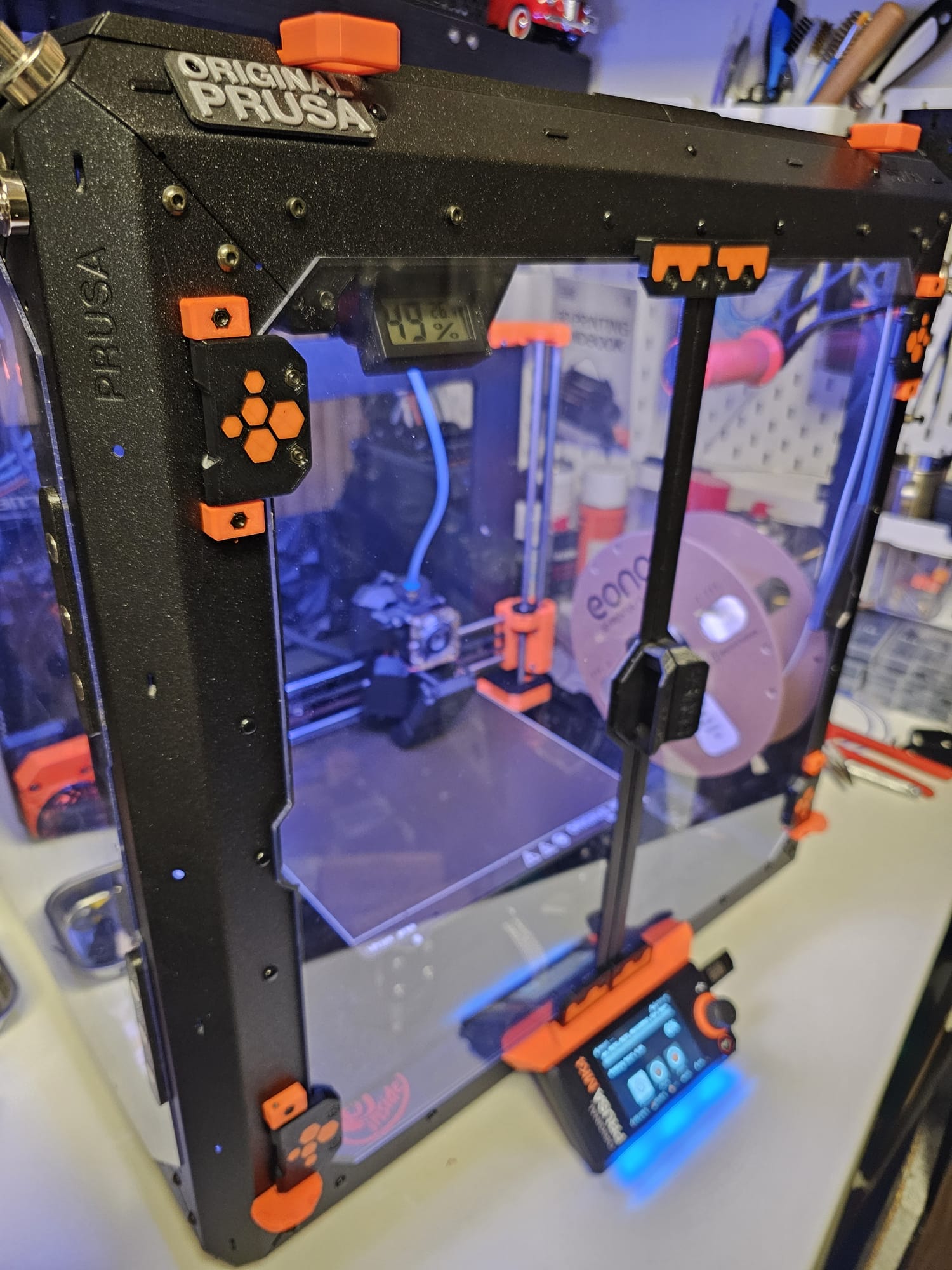 Prusa Enclosure Hexagon Colored parts by Otty_Skipper | Download free ...