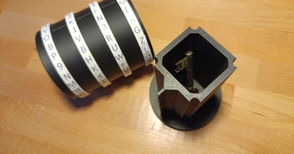 4 digit secret box by NoelHB | Download free STL model | Printables.com