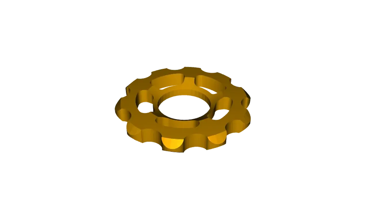 Geared Trolley Token by Jack | Download free STL model | Printables.com