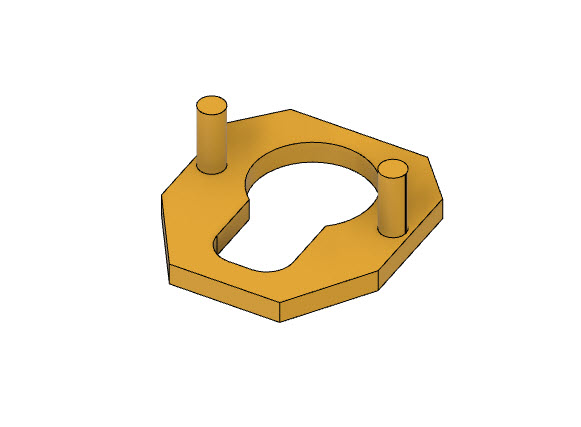 lock insert cover by Hasoth | Download free STL model | Printables.com