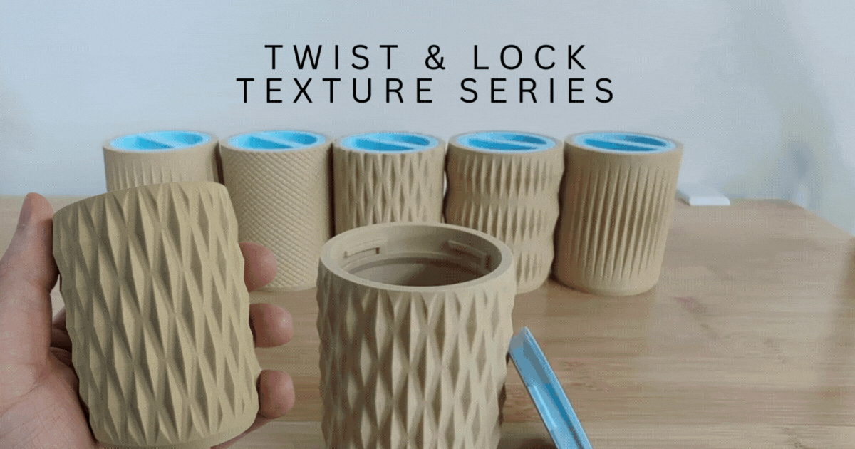 Facet Grid #2 | Twist & Lock Texture Series por aop | Descargar modelo ...