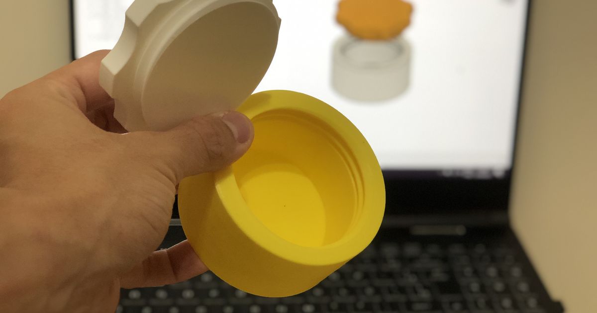 Box with threaded lid! by UniDuni3d | Download free STL model ...