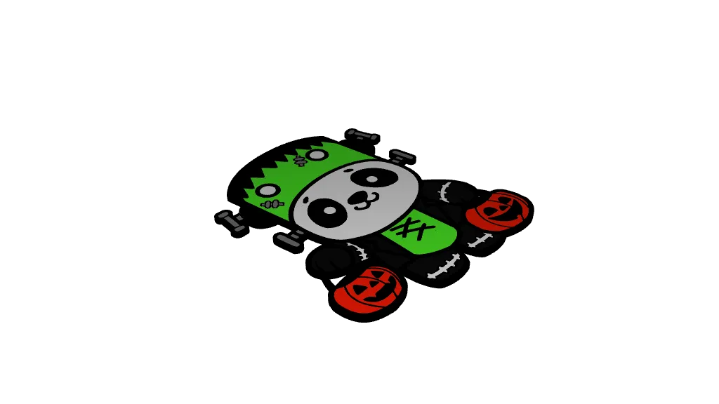 Frankenstein Panda by Soda | Download free STL model | Printables.com