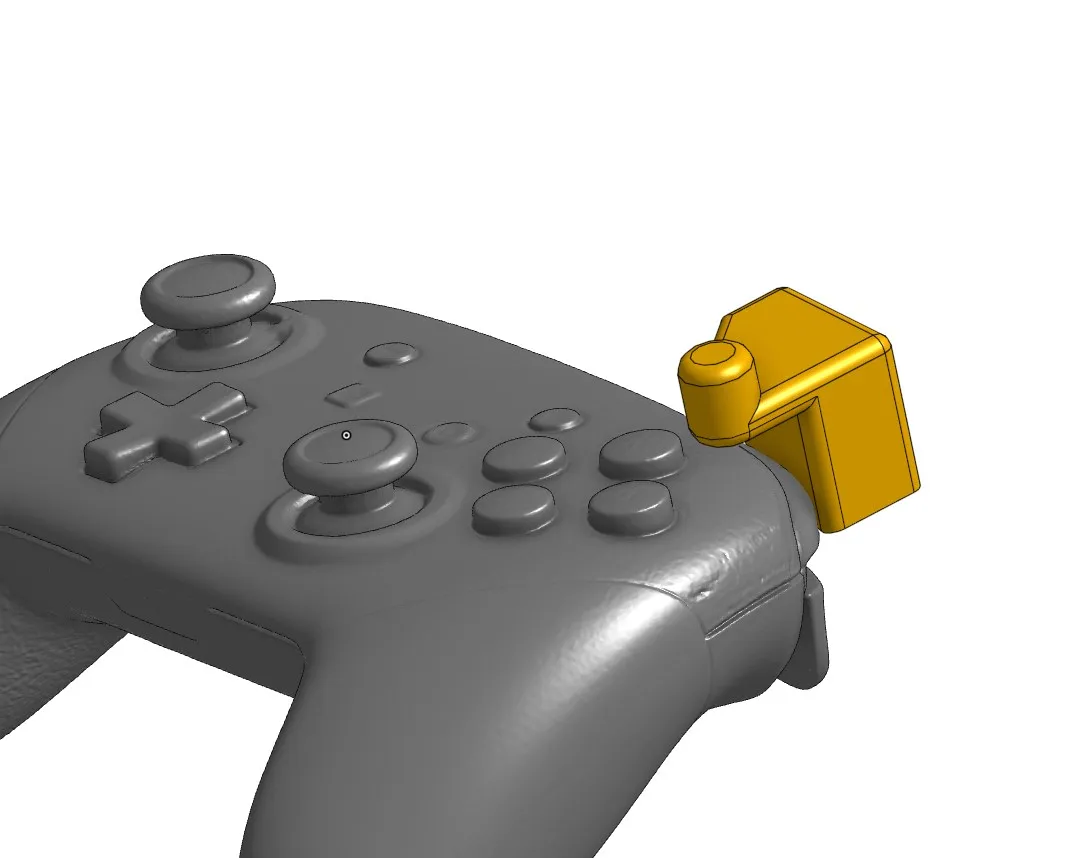 Bumper Button For Pro Controller by theArgo | Download free STL model ...