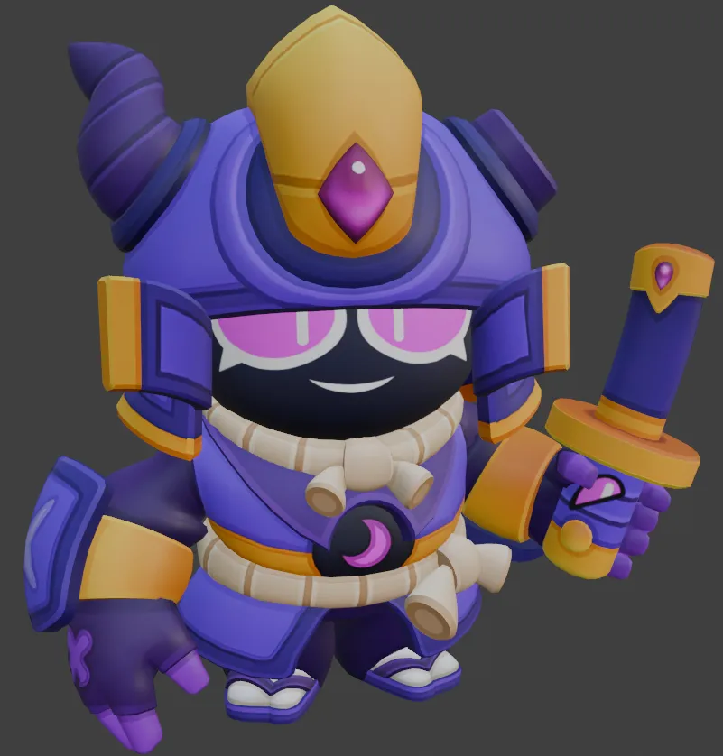 Dark Samurai Gene - Brawl Stars by GoatGamez | Download free STL model ...