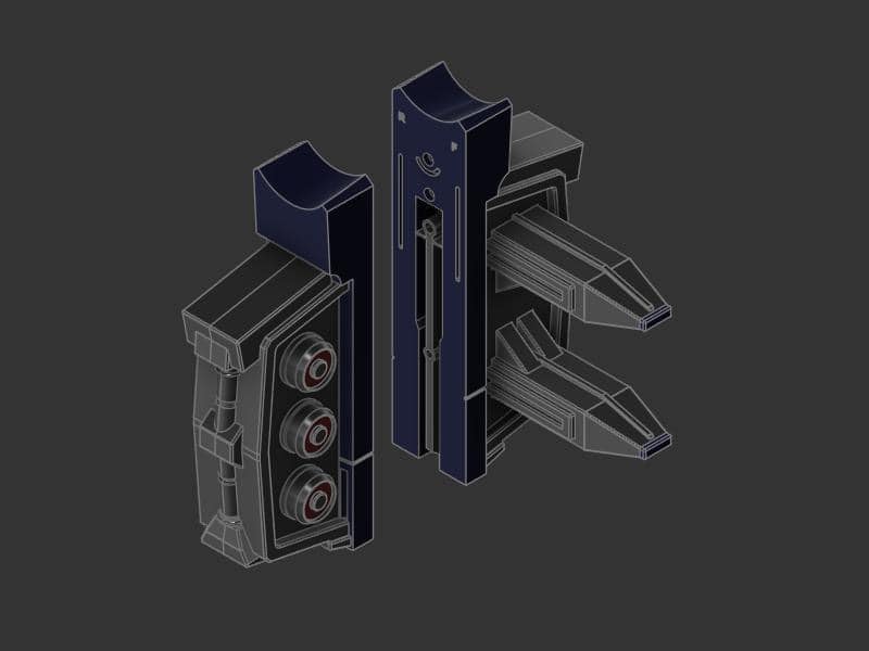 Left and Right leg weapons for BT-1 Astromech by Dave Steinke ...