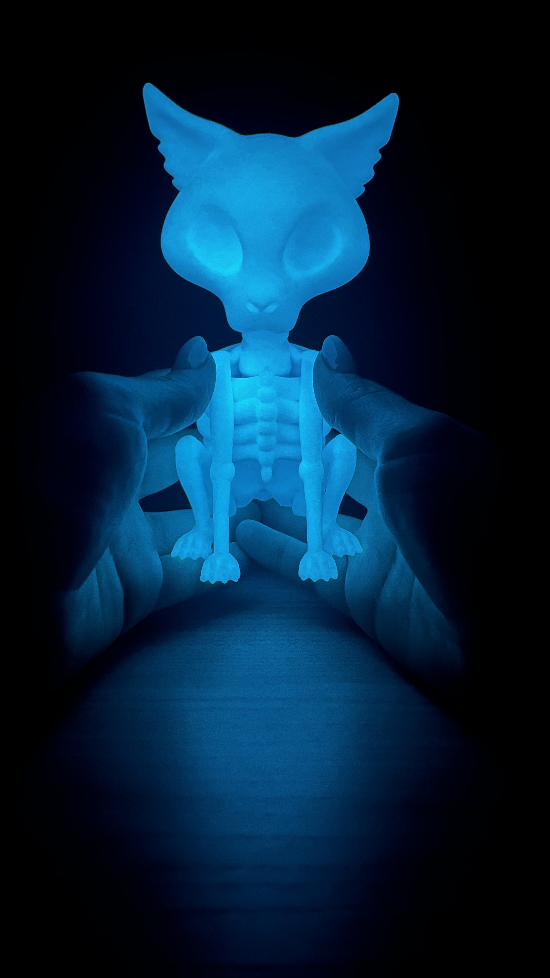 Skeleton Cat Bobblehead by Valeria Momo & Mattia | Printables Store