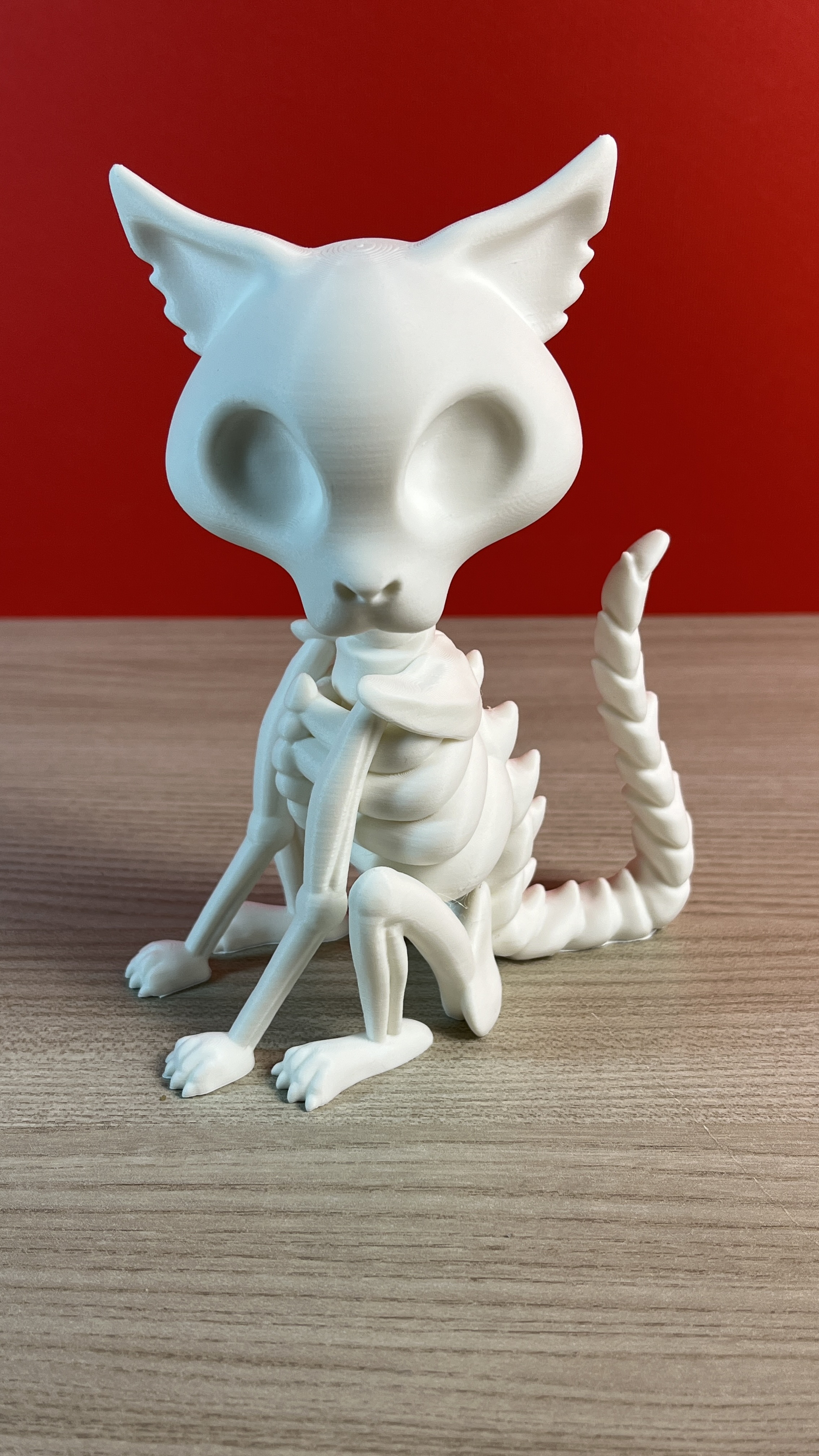 Skeleton Cat Bobblehead by Valeria Momo & Mattia | Printables Store