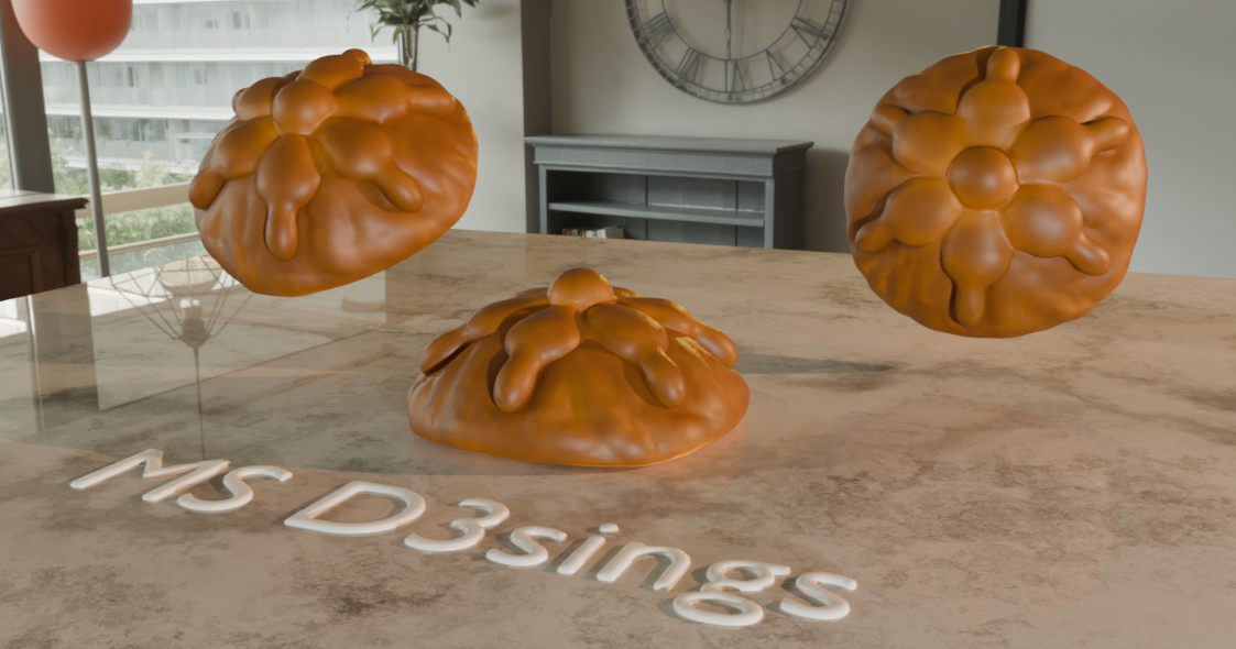 Pan de Muerto - Mexico - v3 by MS_D3sign | Download free STL model ...