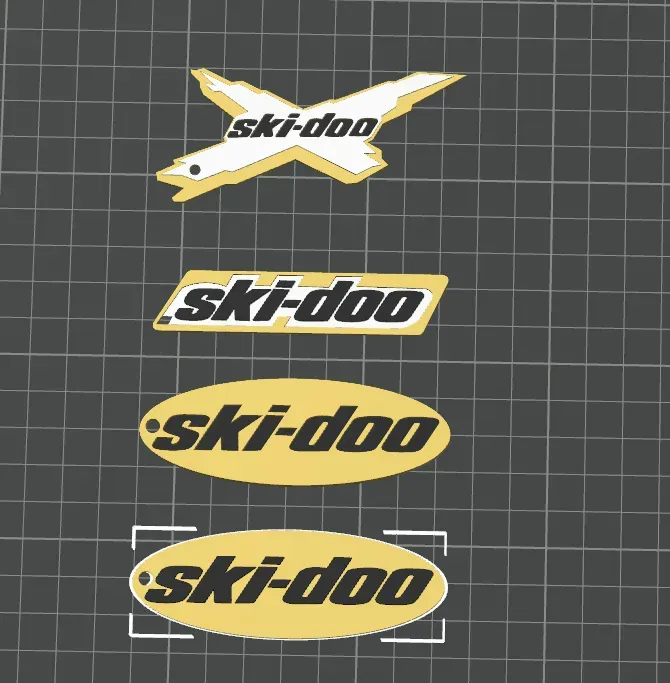 Ski-Doo keychain by Antti H | Download free STL model | Printables.com