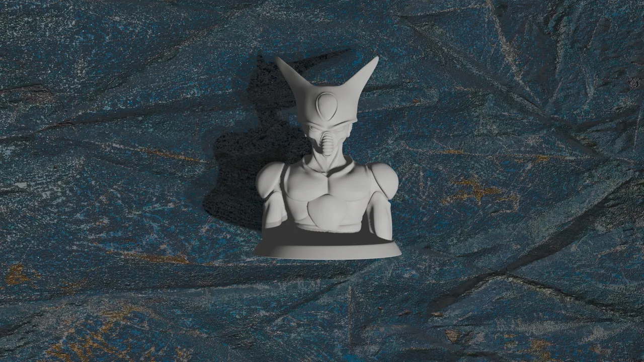 Cell Bust Dragon Ball Z #2 Optimized for 3D Printing by 3DPremiun ...