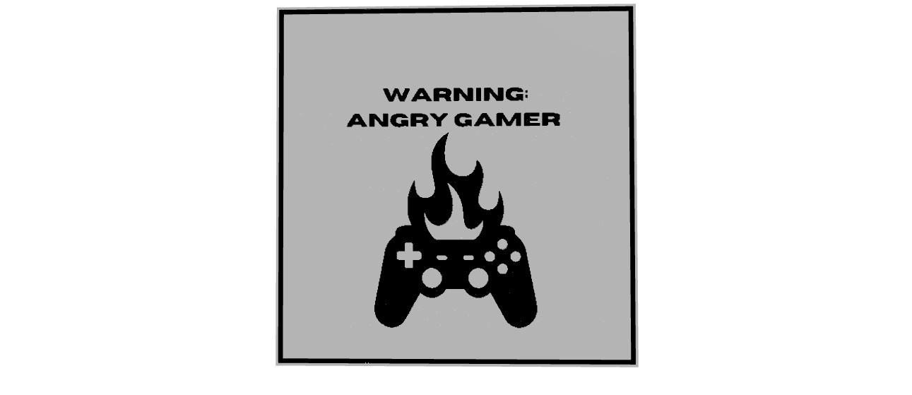 Warning: angry gamer sign by Neko3D | Download free STL model ...
