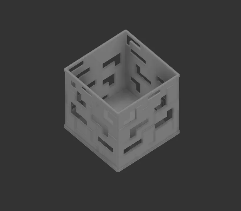 Minecraft Pencil Pot by Yors Cluny | Download free STL model ...