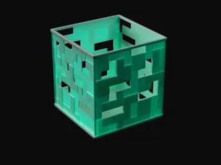 Minecraft Pencil Pot by Yors Cluny | Download free STL model ...