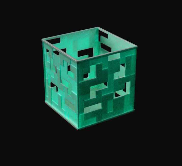 Minecraft Pencil Pot by Yors Cluny | Download free STL model ...