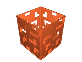 Minecraft Pencil Pot by Yors Cluny | Download free STL model ...