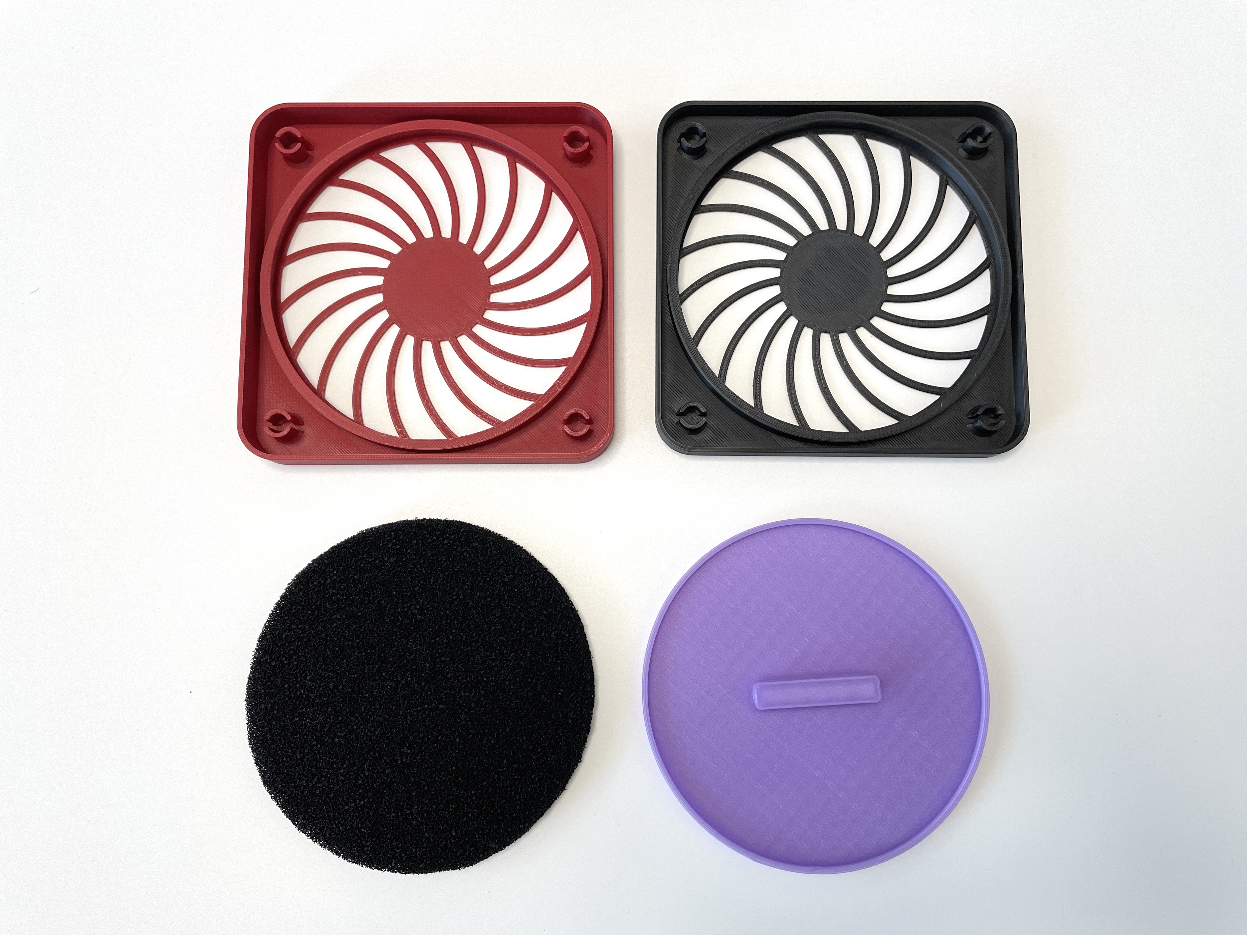 Filter Cover for Modular Desk Fan by mirabatek | Download free STL ...