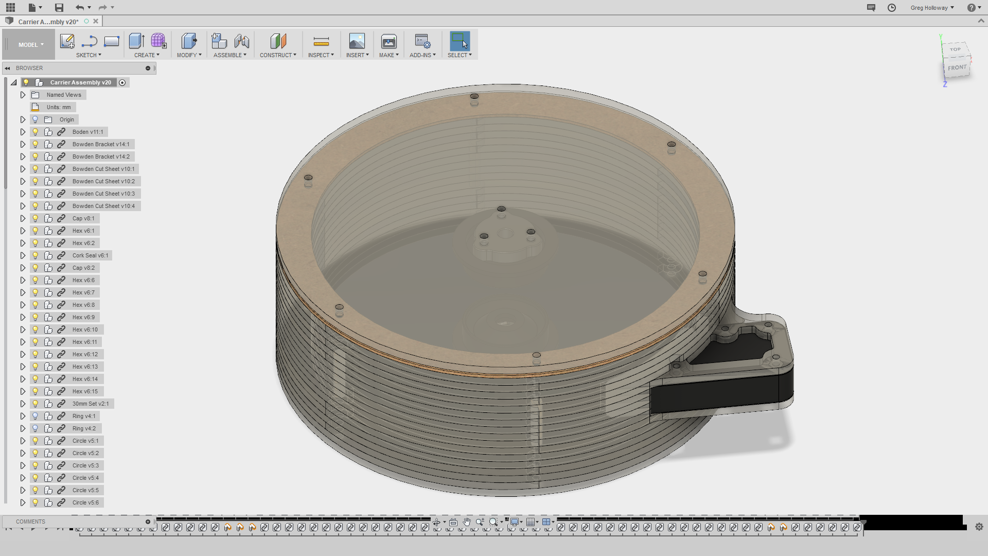 Heavy-Duty Air-Tight Filament Spool Case by Greg_The_Maker | Download ...