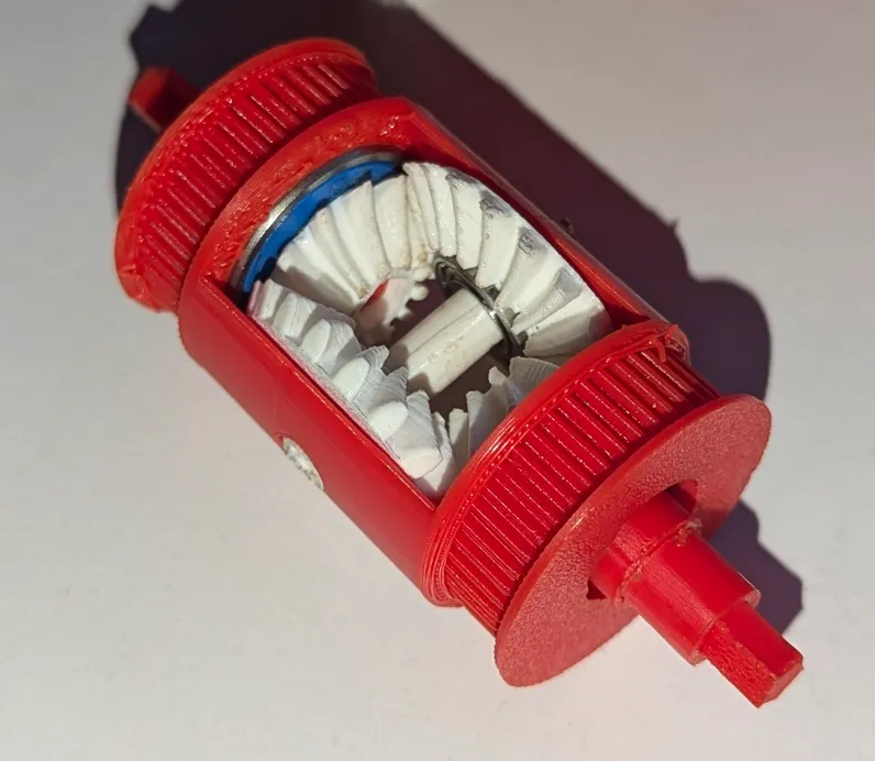 Compact GT2 driven open differential for RC car by MPGod42 | Download ...