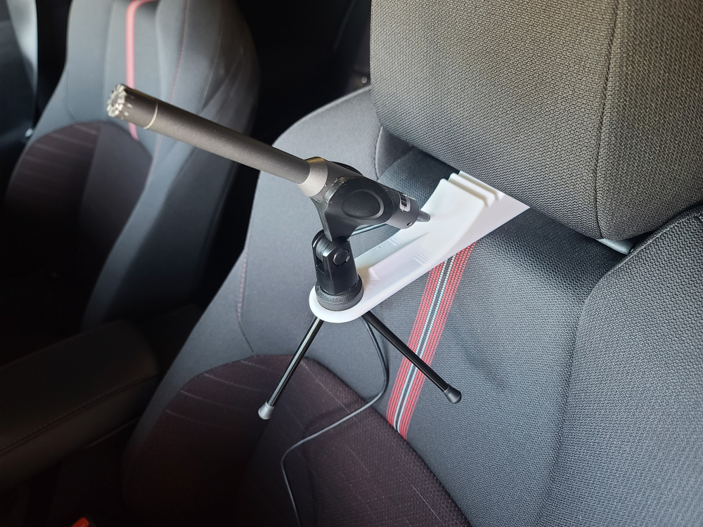 MiniDSP UMIK-1 Headrest Holder by MarkGee | Download free STL model ...