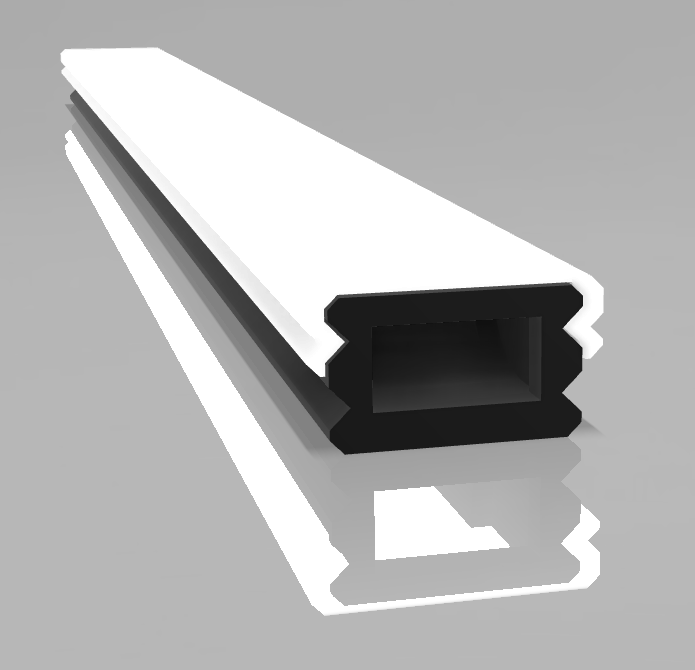 LED Rail + Diffusor by Henrik Sachse | Download free STL model ...