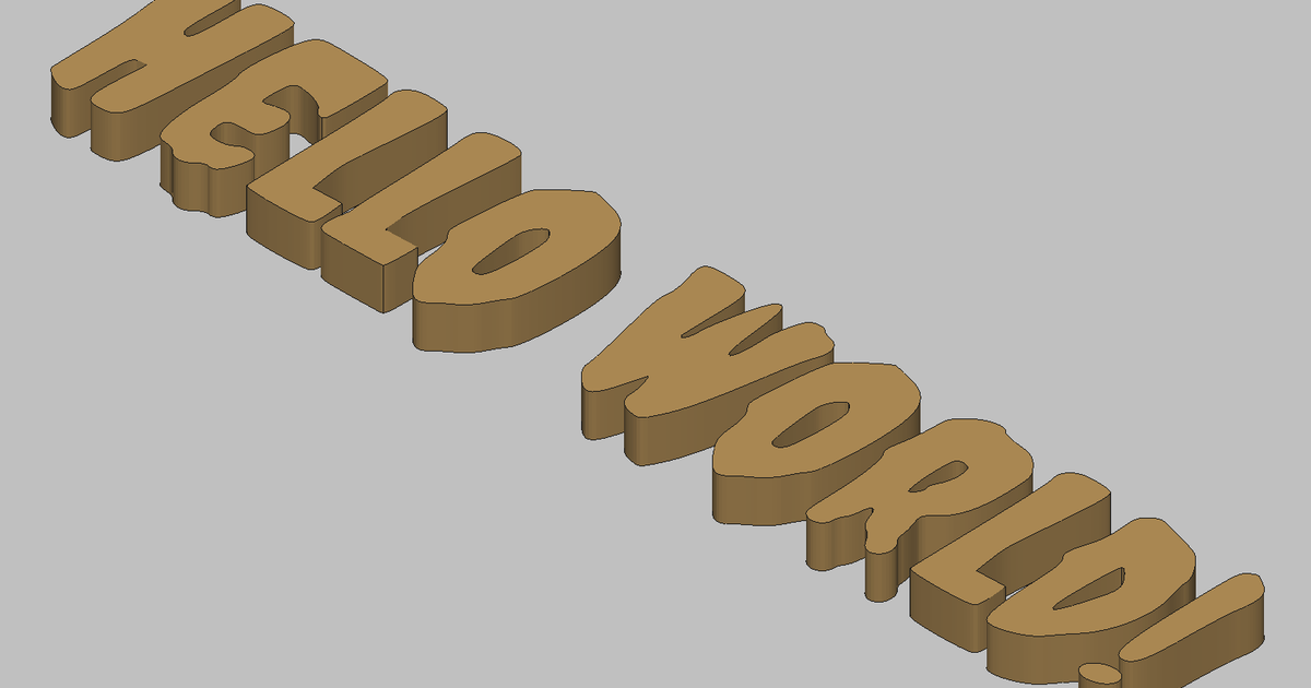 Hello World! 1 by Xennbas | Download free STL model | Printables.com