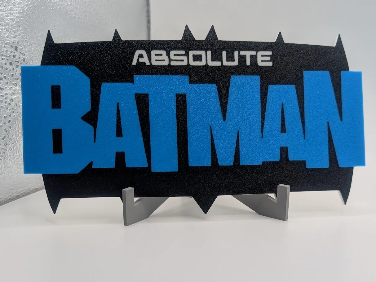 Absolute Batman Logo and Emblem by Design•Slice•Print Studio | Download free STL model ...